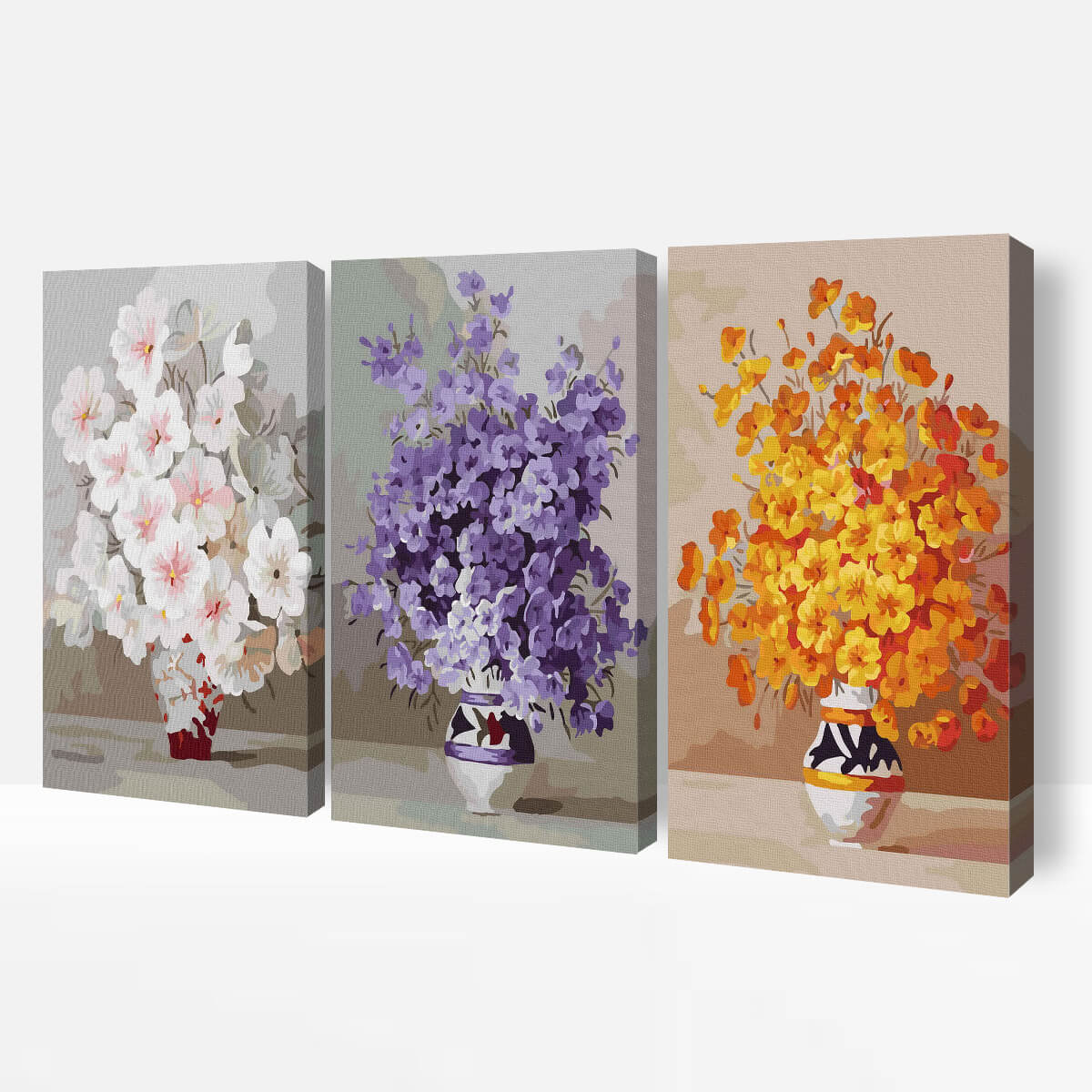 Flower Trio - Schilderen Op Nummer | Arty Bee